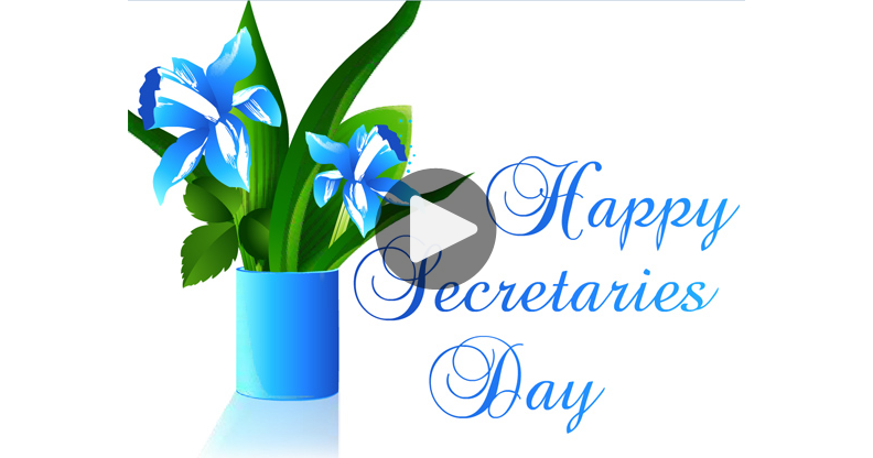 My card - Happy Secretary's Day
