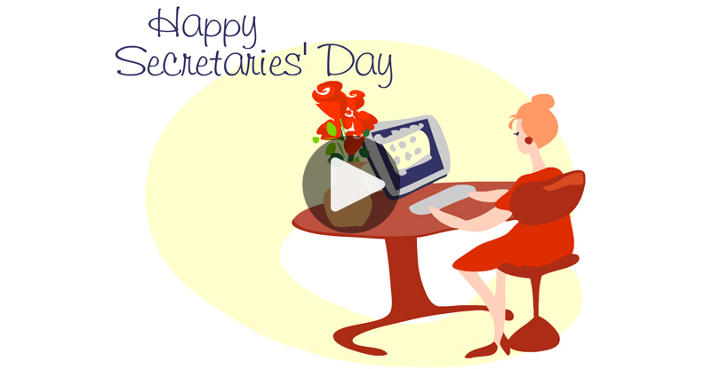 My card - Happy Secretary's Day