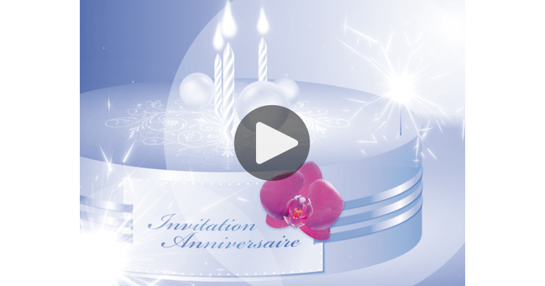 Ma carte - Invitation anniversaire