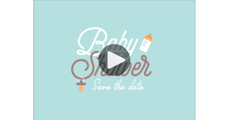 Baby Save Date Cards