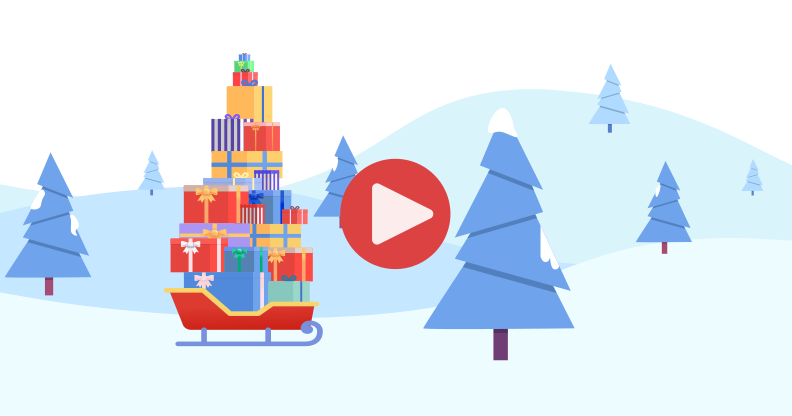 My card - Christmas Sledge