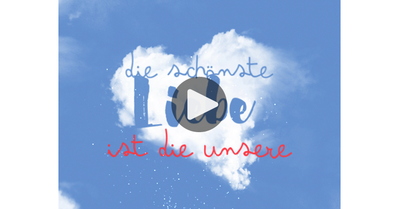 Meine Karte - Die schönste Liebe ist die unsere