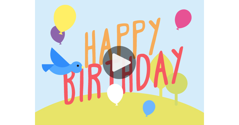 Meine Karte - Geburtstagskarte Happy Day