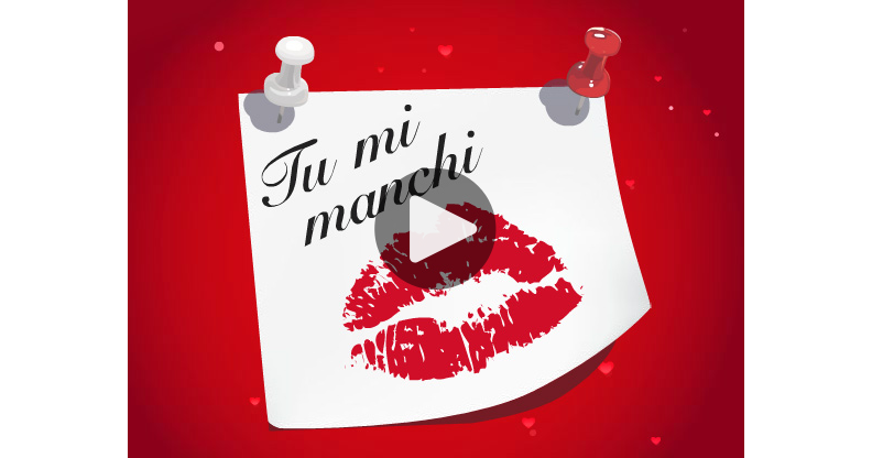 Cartolina - Mi manchi