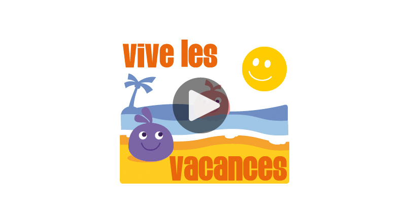 Ma carte - Vive les vacances