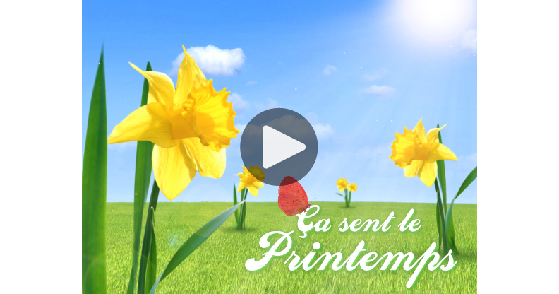 Ma carte - Ca sent le printemps
