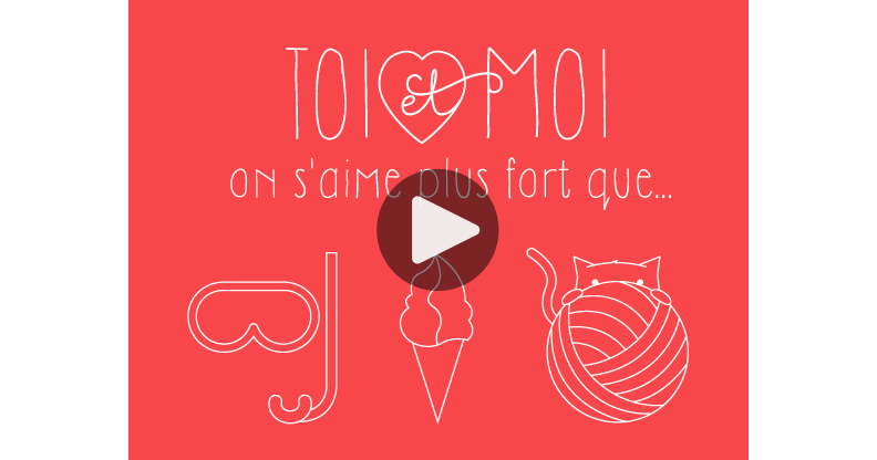 Ma carte - Toi & moi