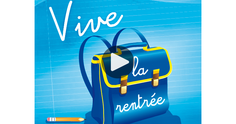 Ma carte - Vive la rentrée