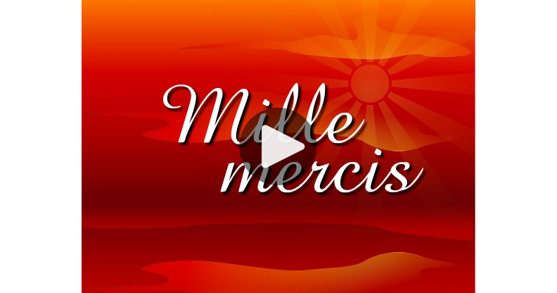 Ma carte - Mille mercis